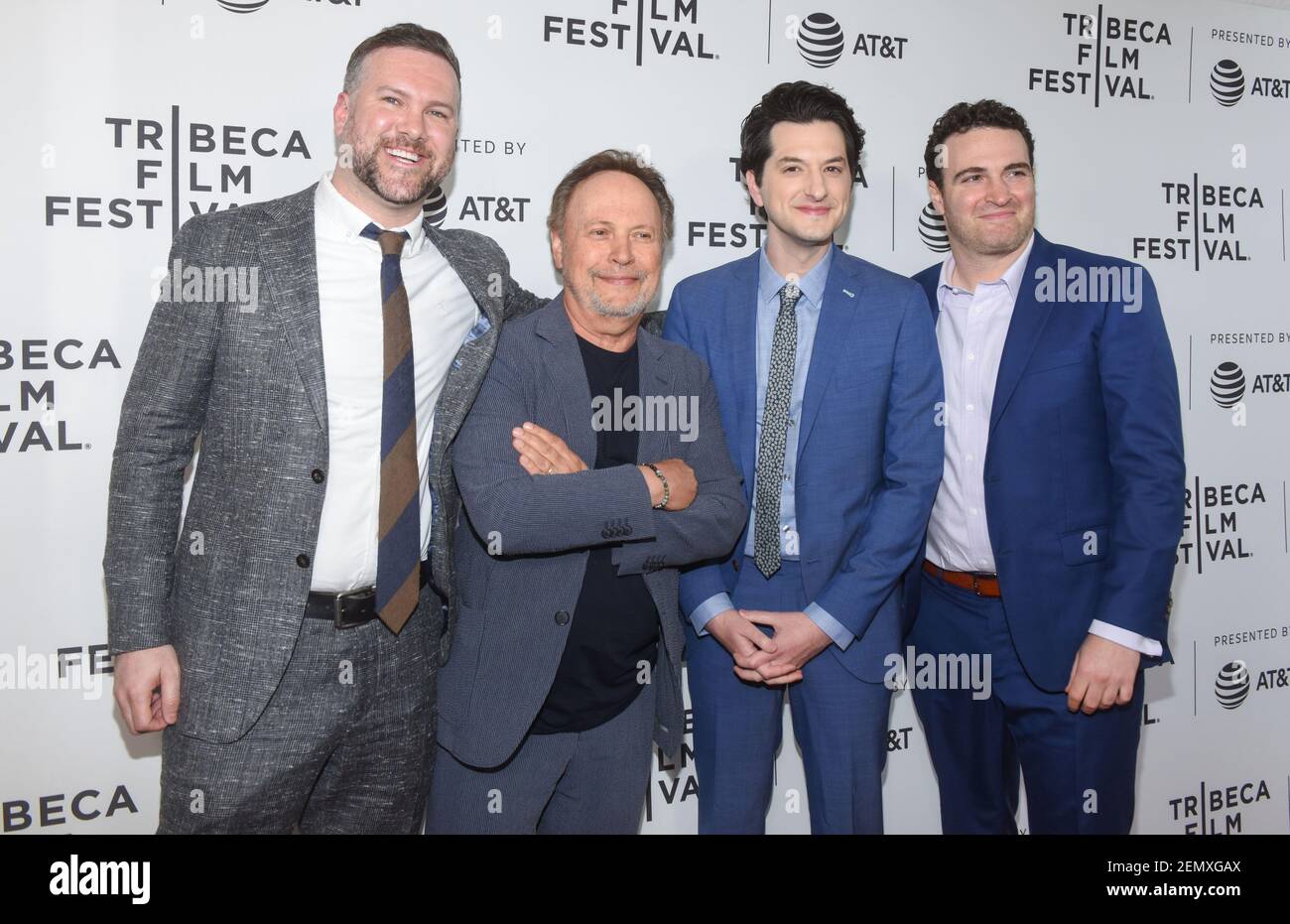 Peter Hoare, Billy Crystal, Ben Schwartz and Matt Ratner attends the ...