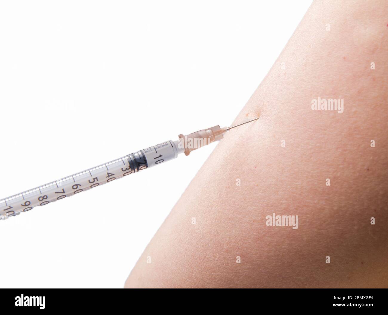 Vaccination upper arm hi-res stock photography and images - Alamy