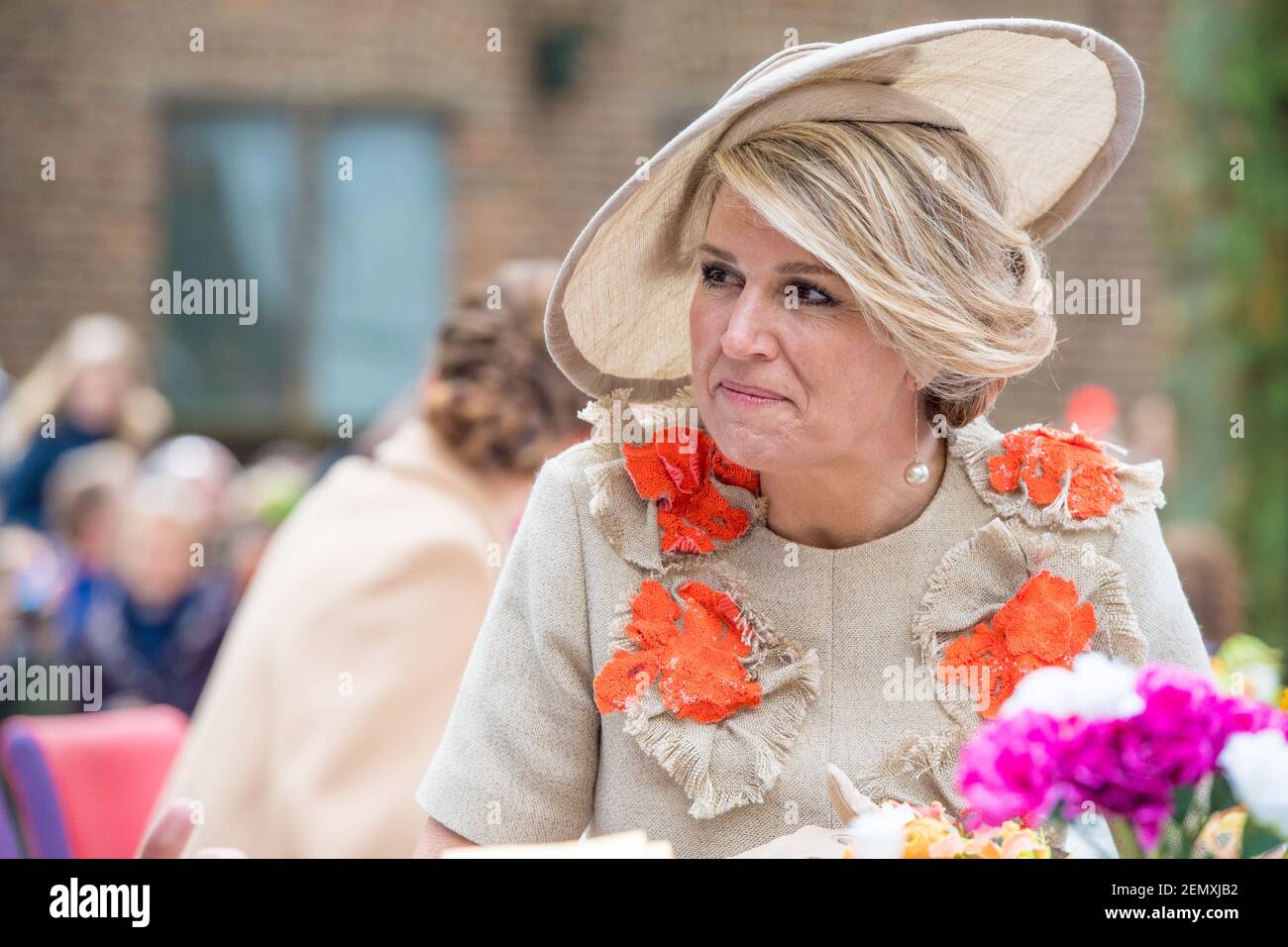 Queen Maxima celebrating King Willem-Alexander's 52st birthday during ...