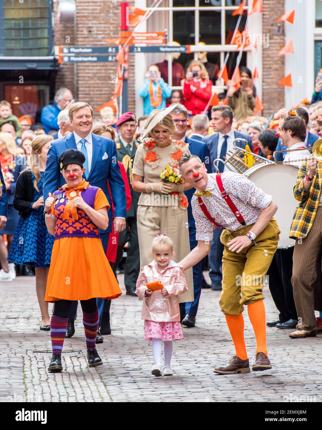 King Willem-Alexander and Queen Maxima celebrating King Willem ...