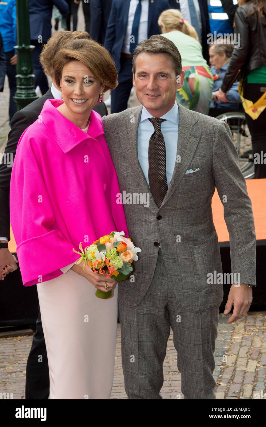 Prince Maurits and Princess Marilene celebrating King Willem-Alexander ...