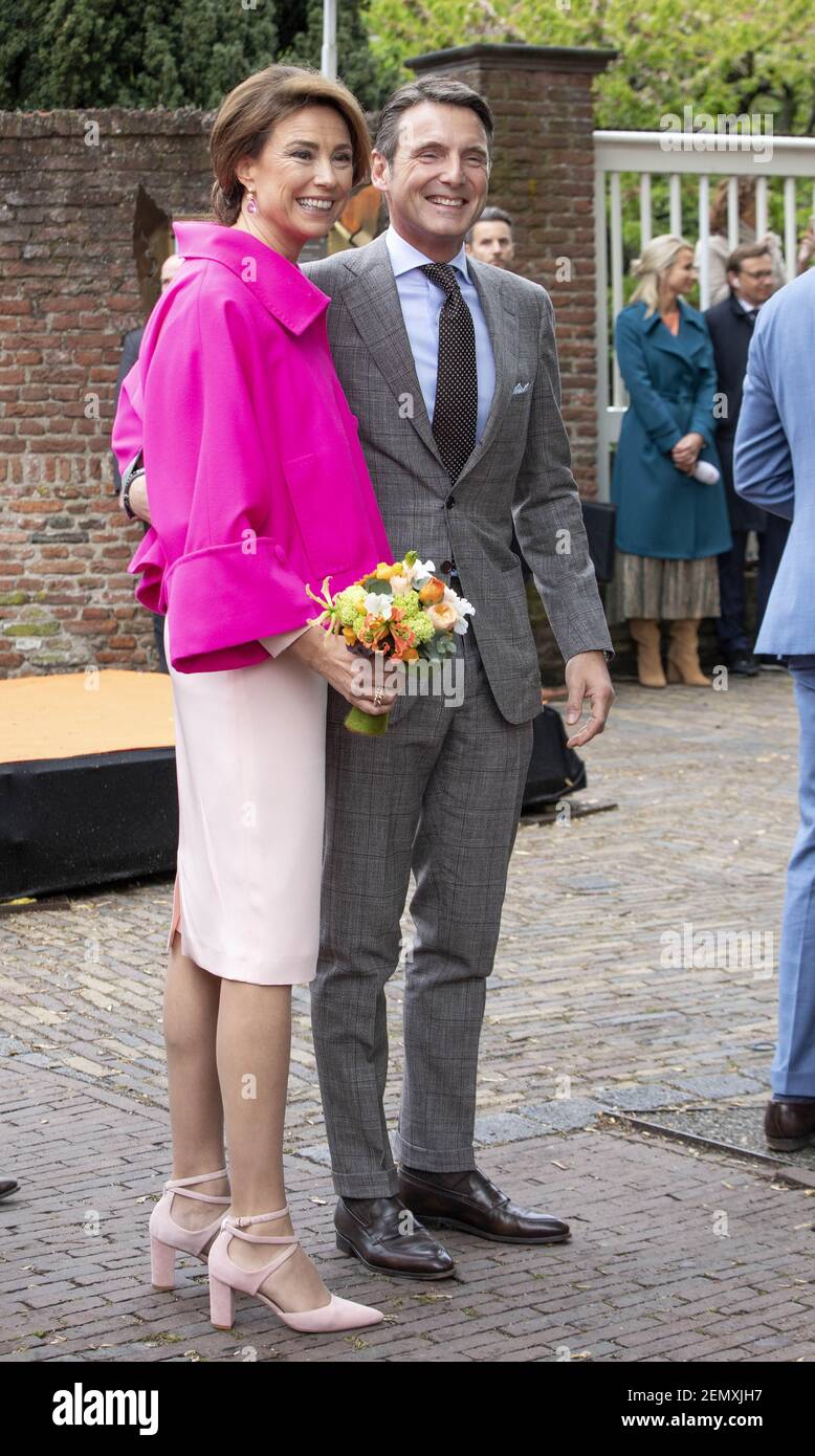 Prince Maurits and Princess Marilene with the Dutch royal family during ...