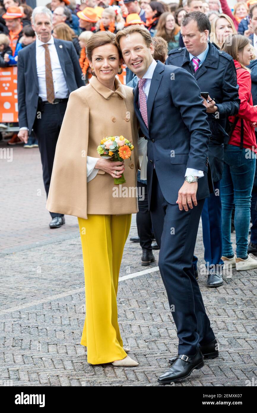 Prince Floris and Princess Aimee celebrating King Willem-Alexander's ...