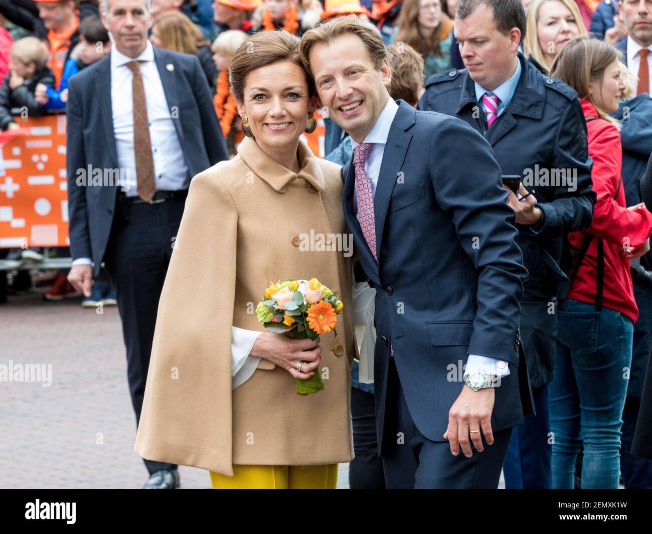 Prince Floris and Princess Aimee celebrating King Willem-Alexander's ...