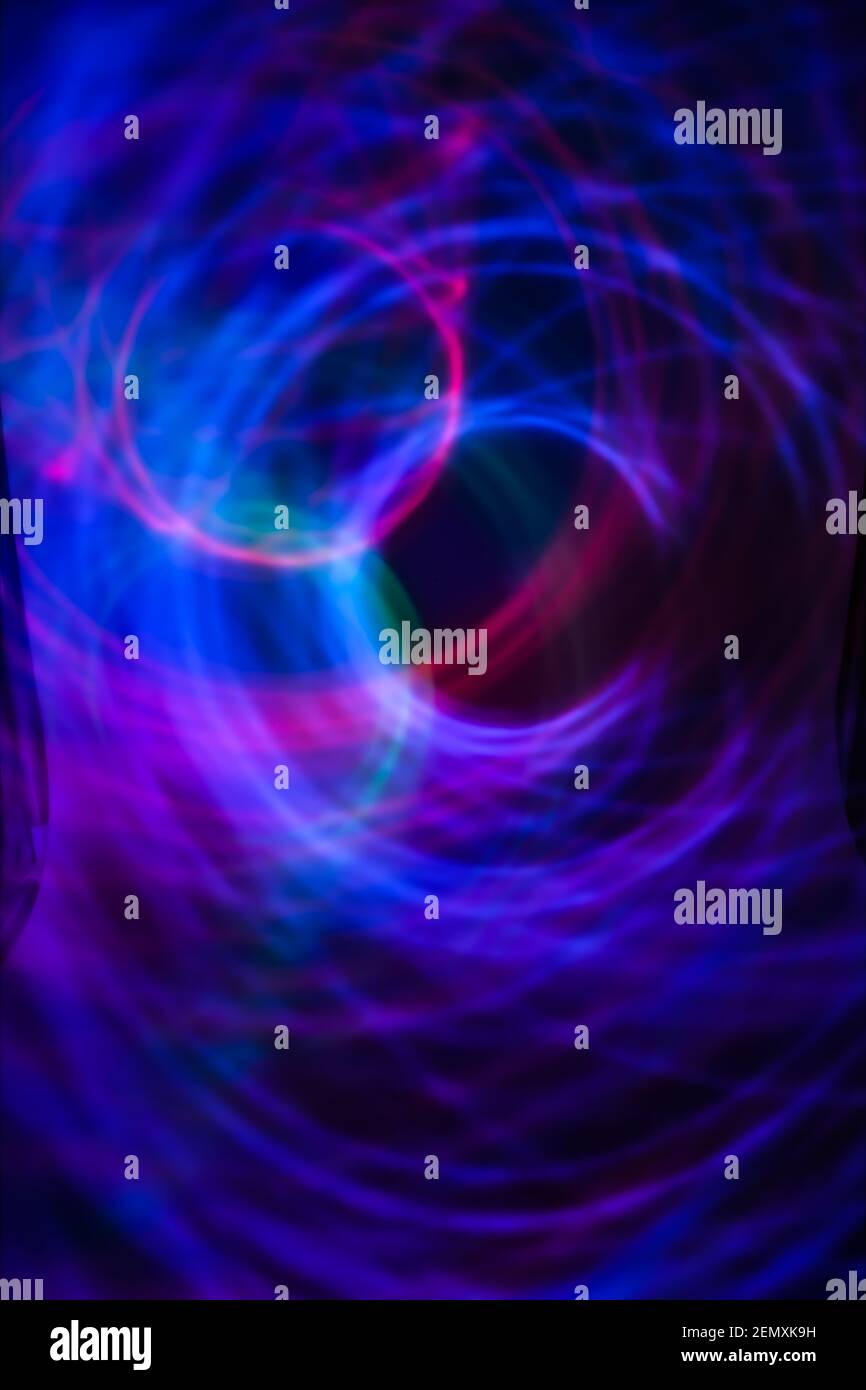 abstract soft motion light in the dark Stock Photo - Alamy