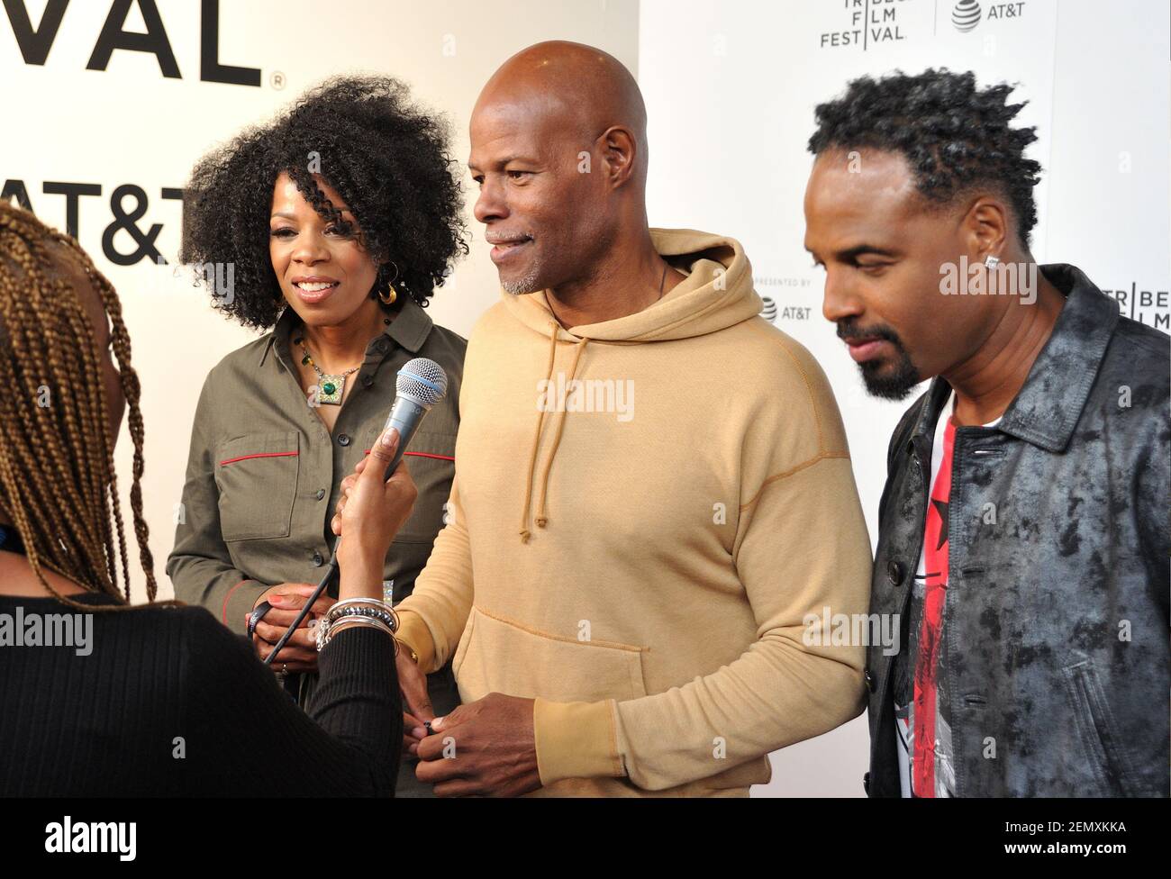 L-R: Actors Kim Wayans, Keenan Ivory Wayans and Shawn Wayans attend the ...
