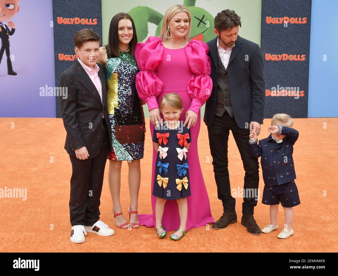 (L-R) Seth Blackstock, Savannah Blackstock, River Rose Blackstock ...