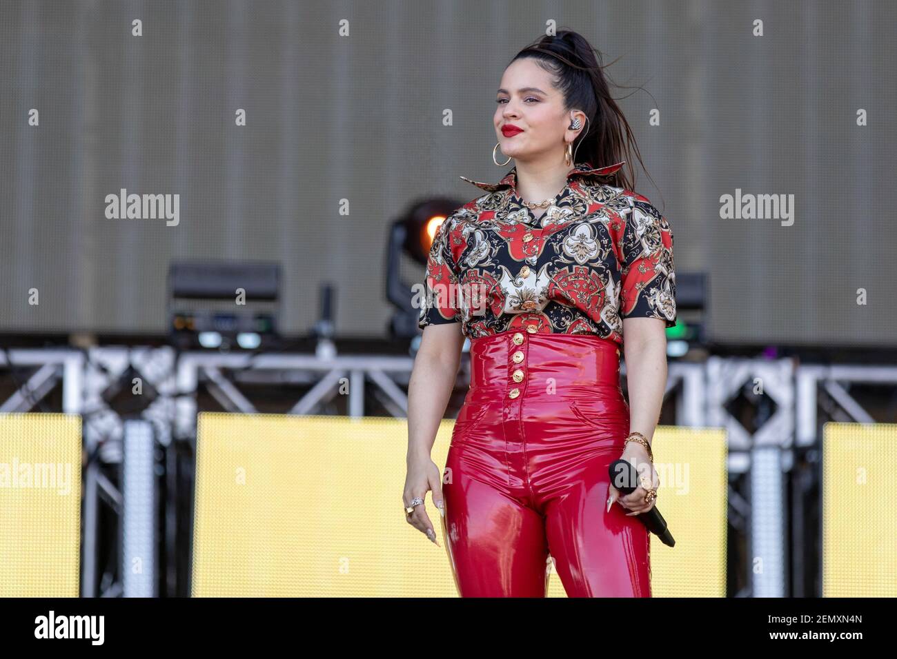 Spanish singer Rosalia (Rosalía Vila Tobella) during Something In The ...