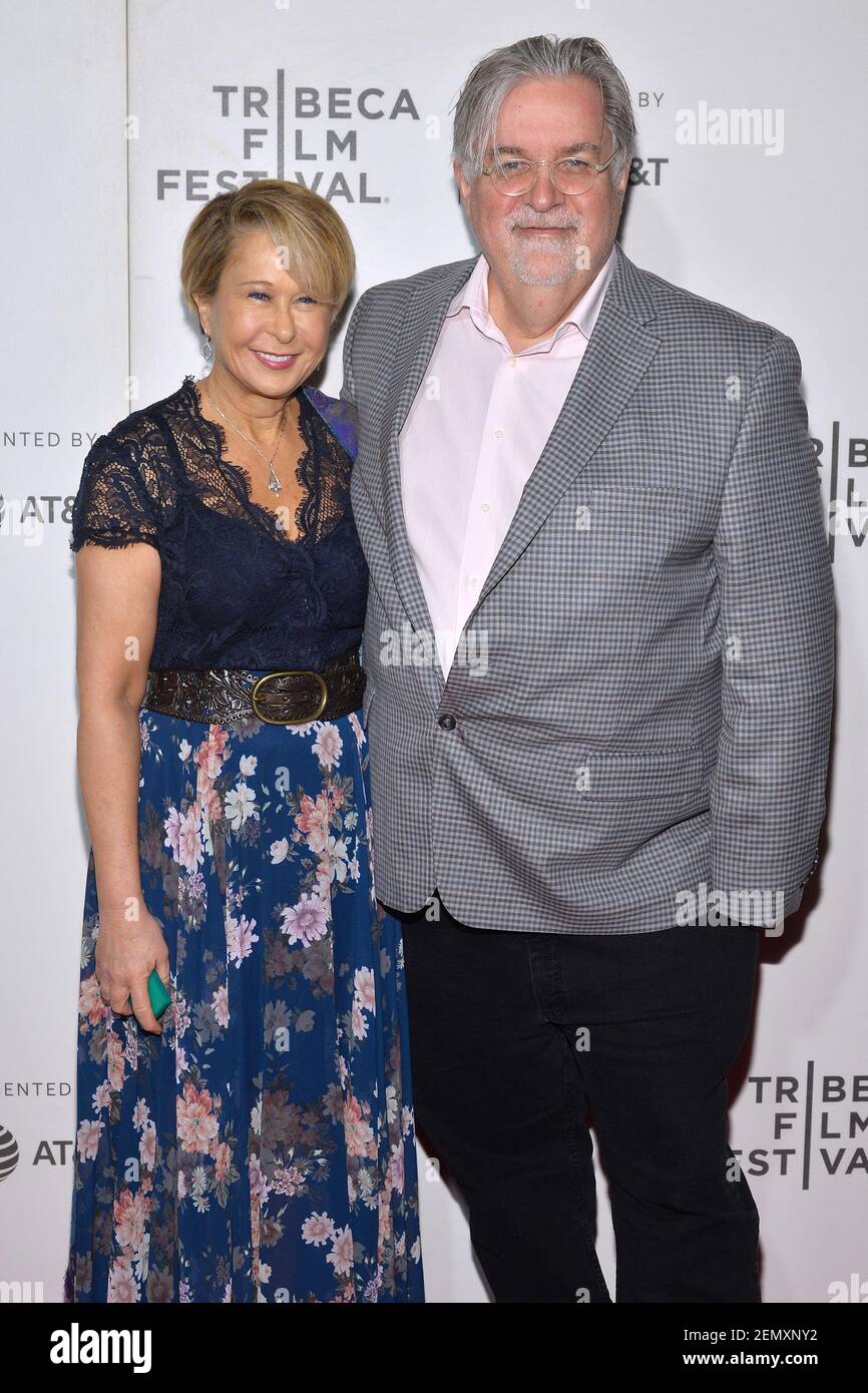 (L-R) Yardley Smith and Matt Groening attend the 30th Anniversary of ...