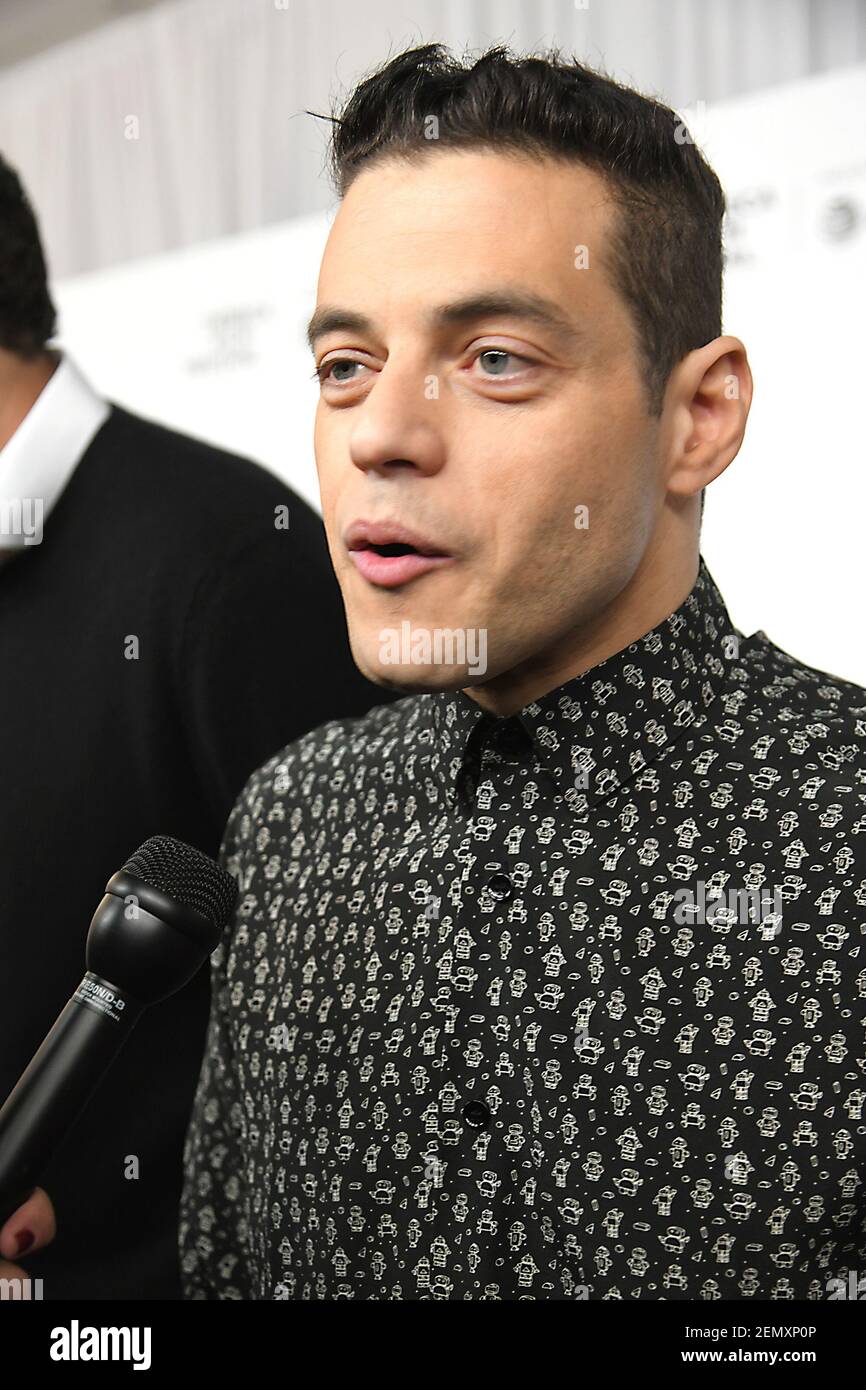 actor Rami Malek attends A Farewell to Mr Robot on April 28, 2019 at ...