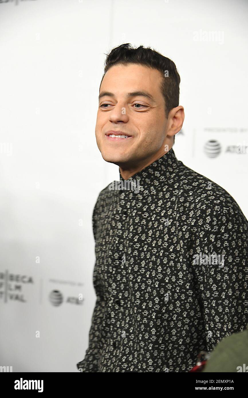 actor Rami Malek attends A Farewell to Mr Robot on April 28, 2019 at ...