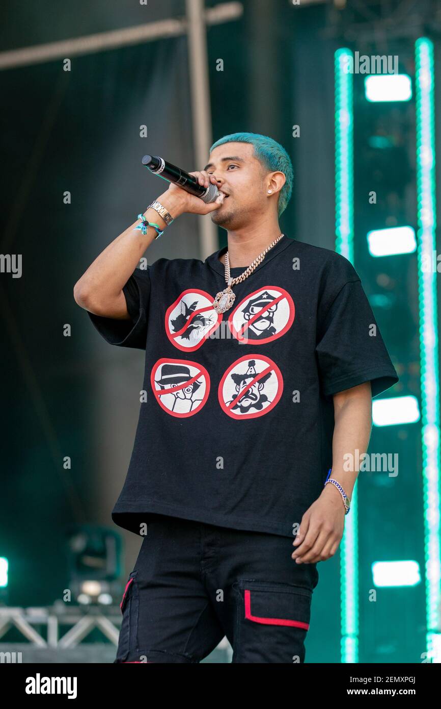 Kap G (George Ramirez) during Something In The Water Music Festival on ...