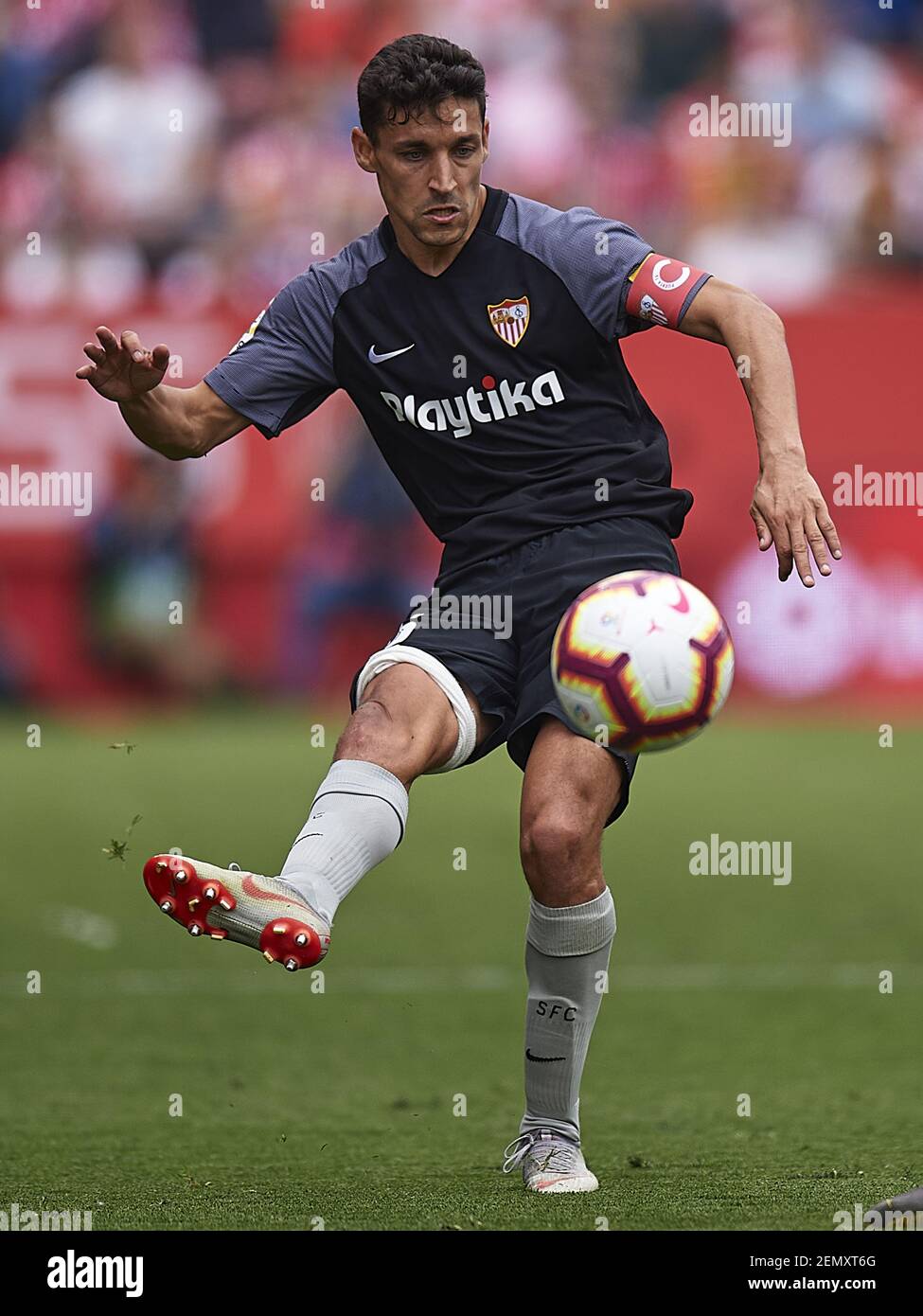 Jesus Navas of Sevilla FC during the match between Girona FC vs Sevilla ...