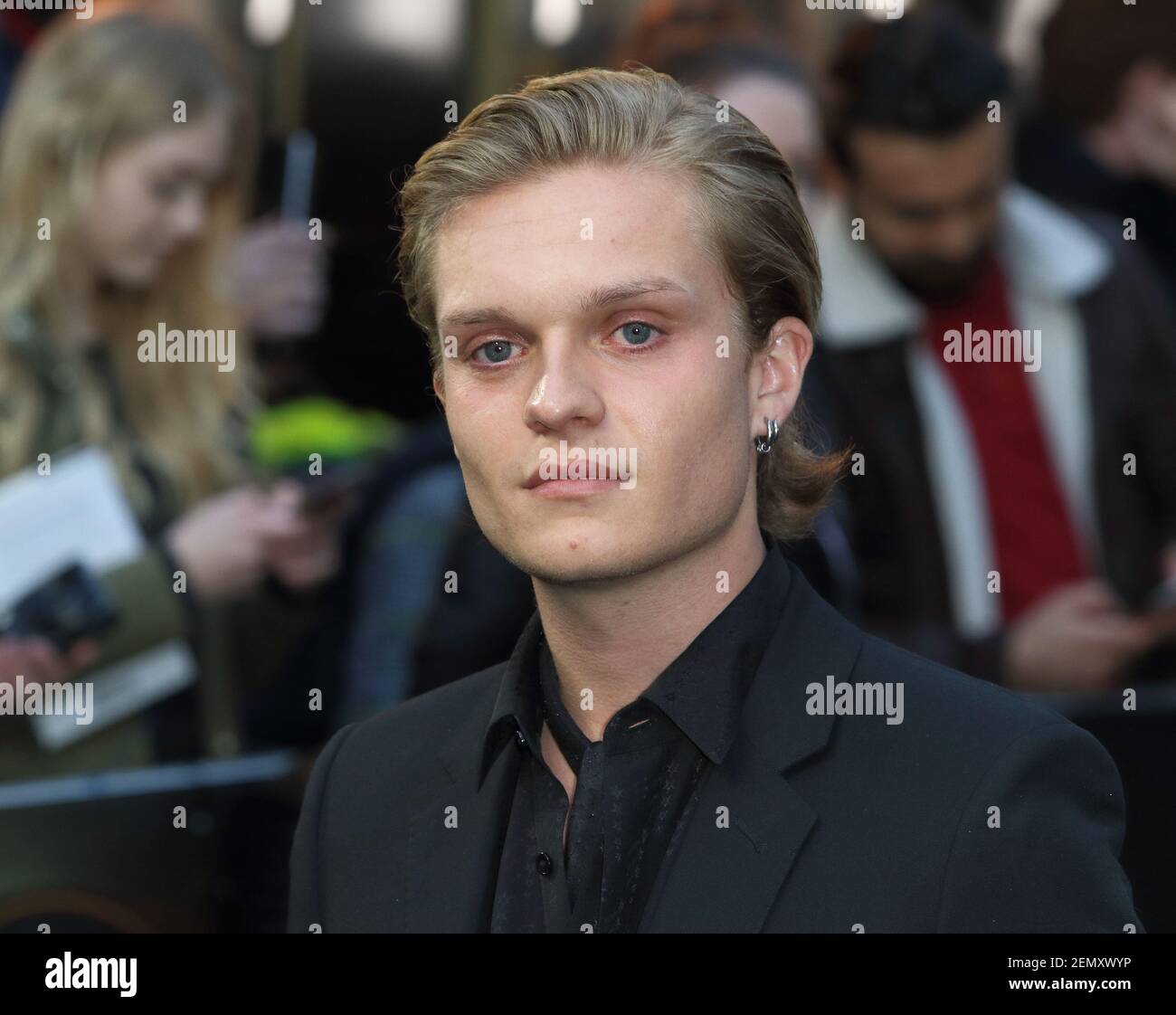 Tom Glynn Carney on the red carpet at the Tolkien UK Premiere at the ...
