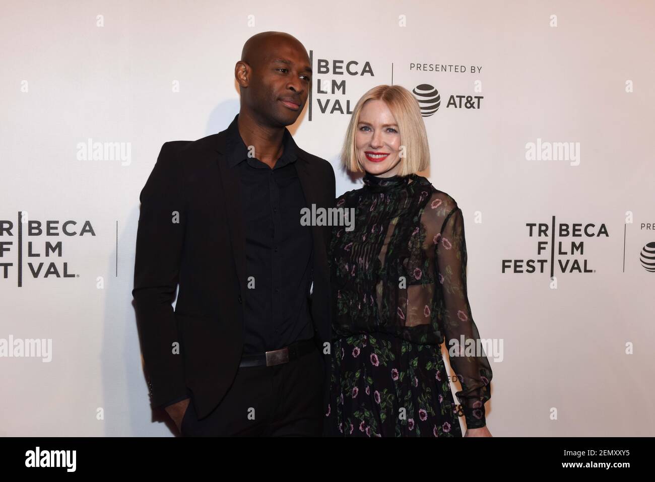 NEW YORK, NEW YORK - APRIL 28: Julius Onah and Naomi Watts attend the ...