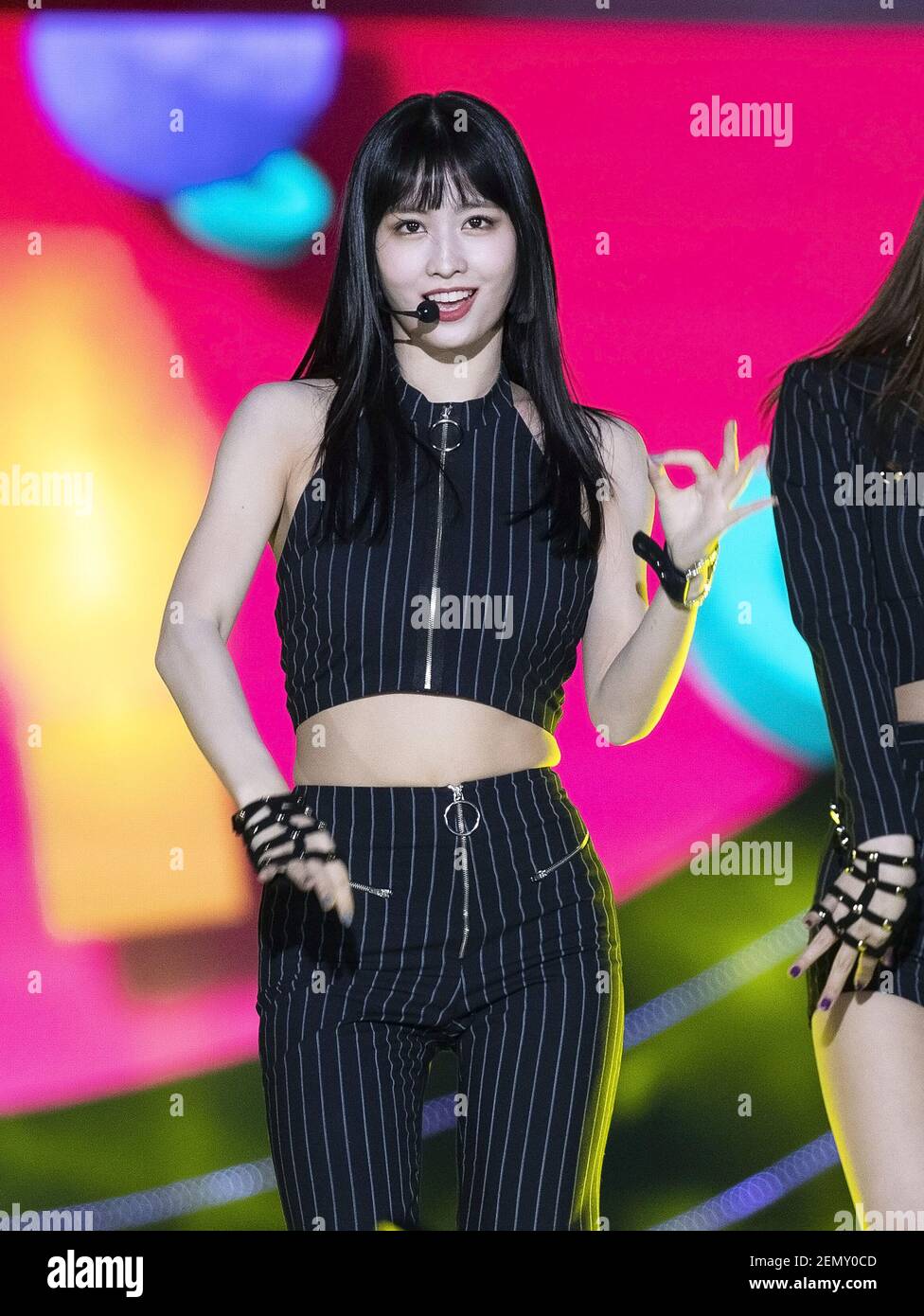 28 April 2019 - Gwangju South Korea : Japanese singer Momo, member of K ...