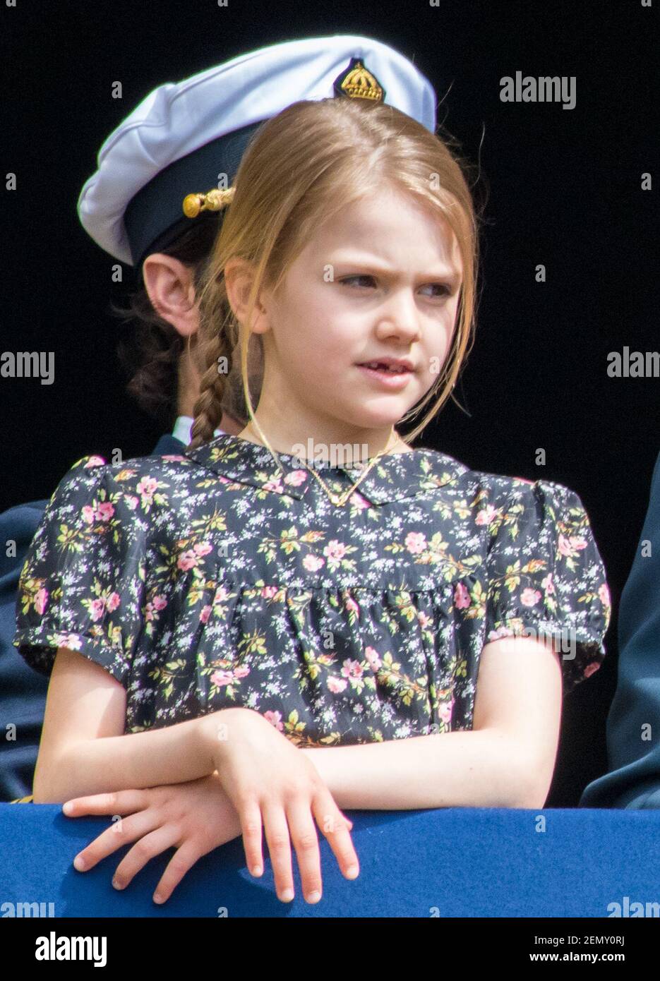 Princess Estelle during 73th birthday celebrations of the Swedish King ...
