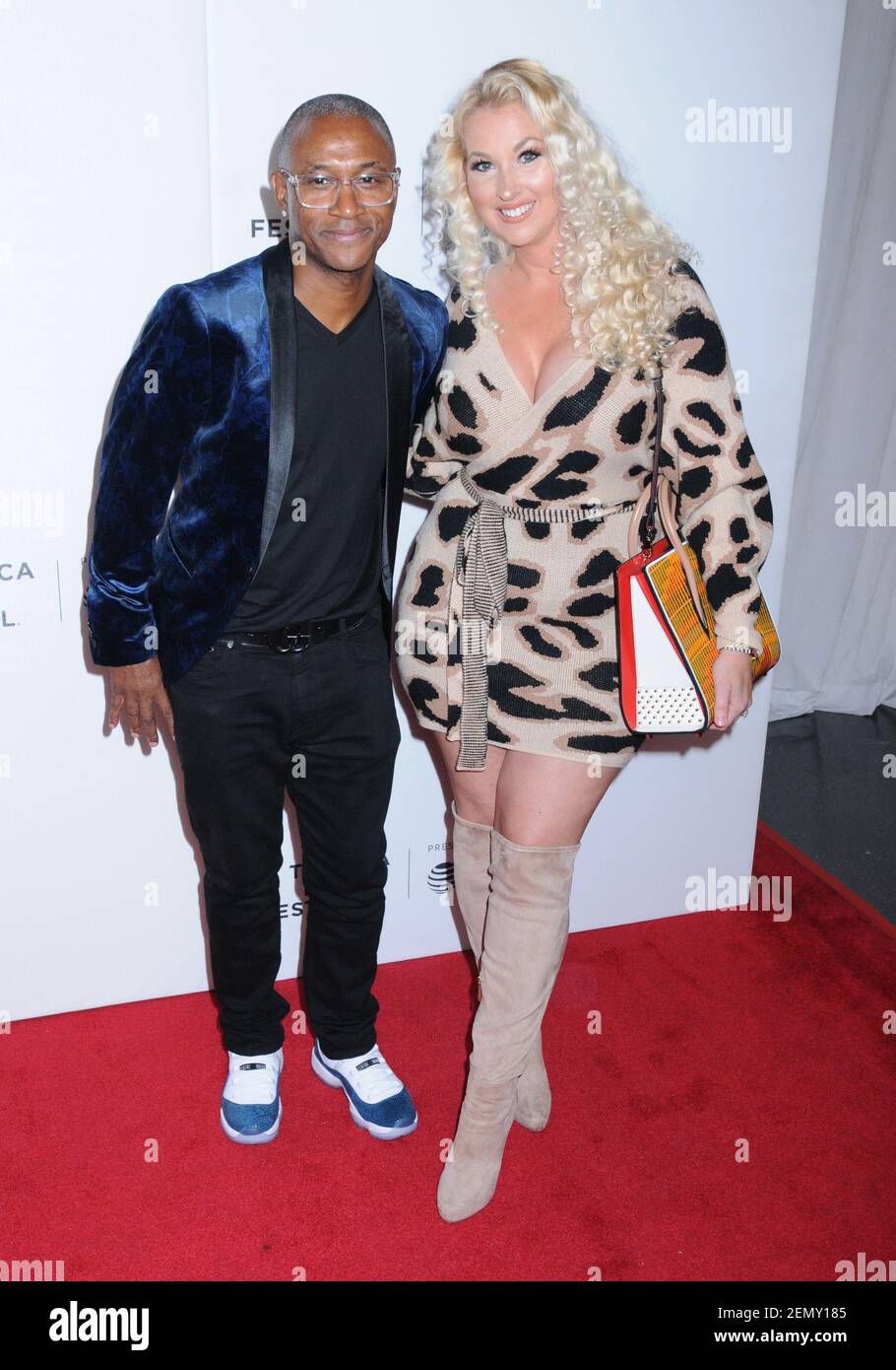 Tommy Davidson and Amanda Davidson at the Tribeca TV: "IN LIVING COLOR ...