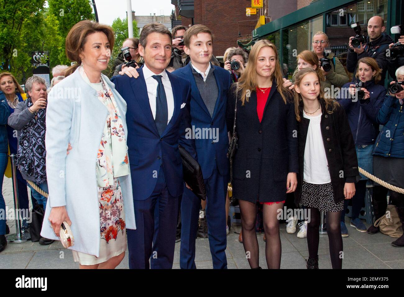 Prince Maurits with Princess Marilene and Anna, Lucas and Felicia ...
