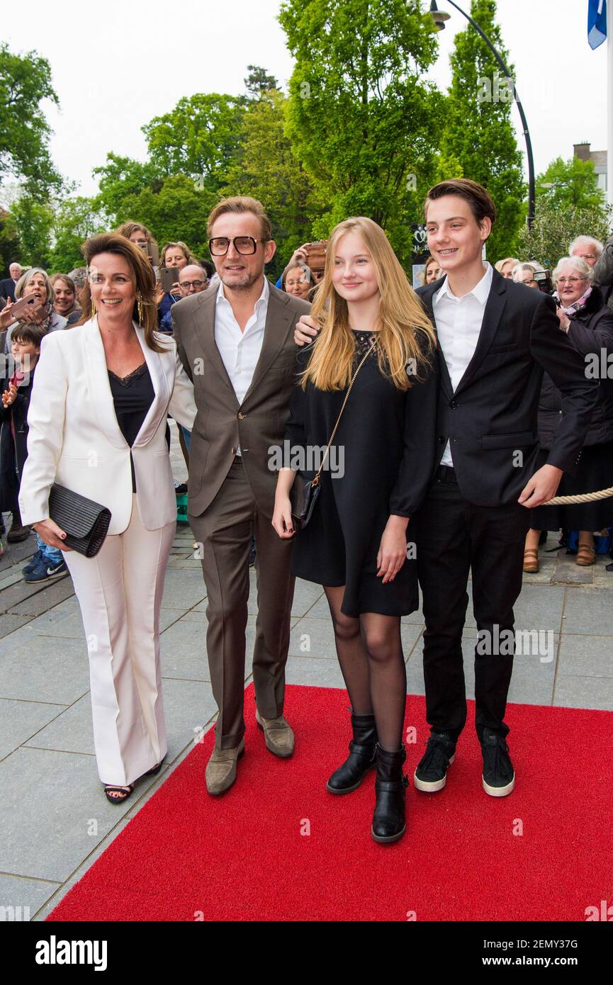 Prince Bernhard and Princess Annette and Isabella and Samuel attend the ...