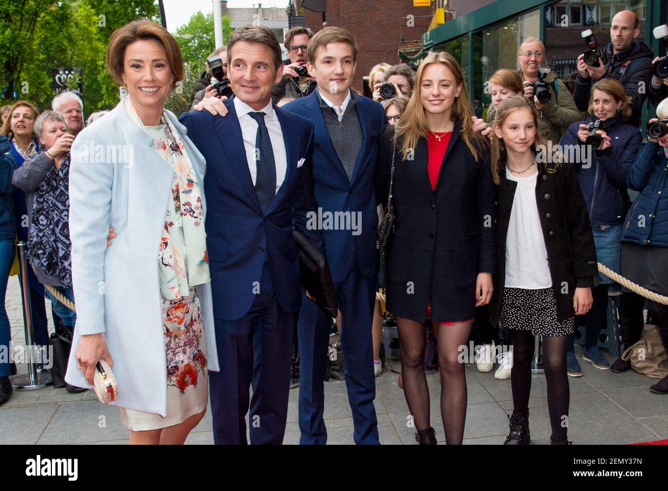 Prince Maurits with Princess Marilene and Anna, Lucas and Felicia ...