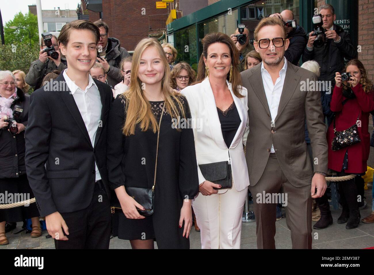 Prince Bernhard and Princess Annette and Isabella and Samuel attend the ...