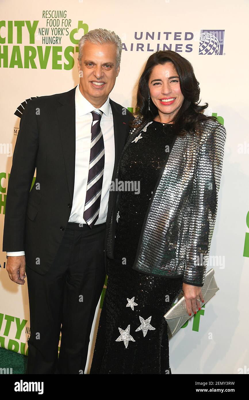 Eric Ripert and wife Sandra Ripert attend the City Harvest 2019 Gala on ...