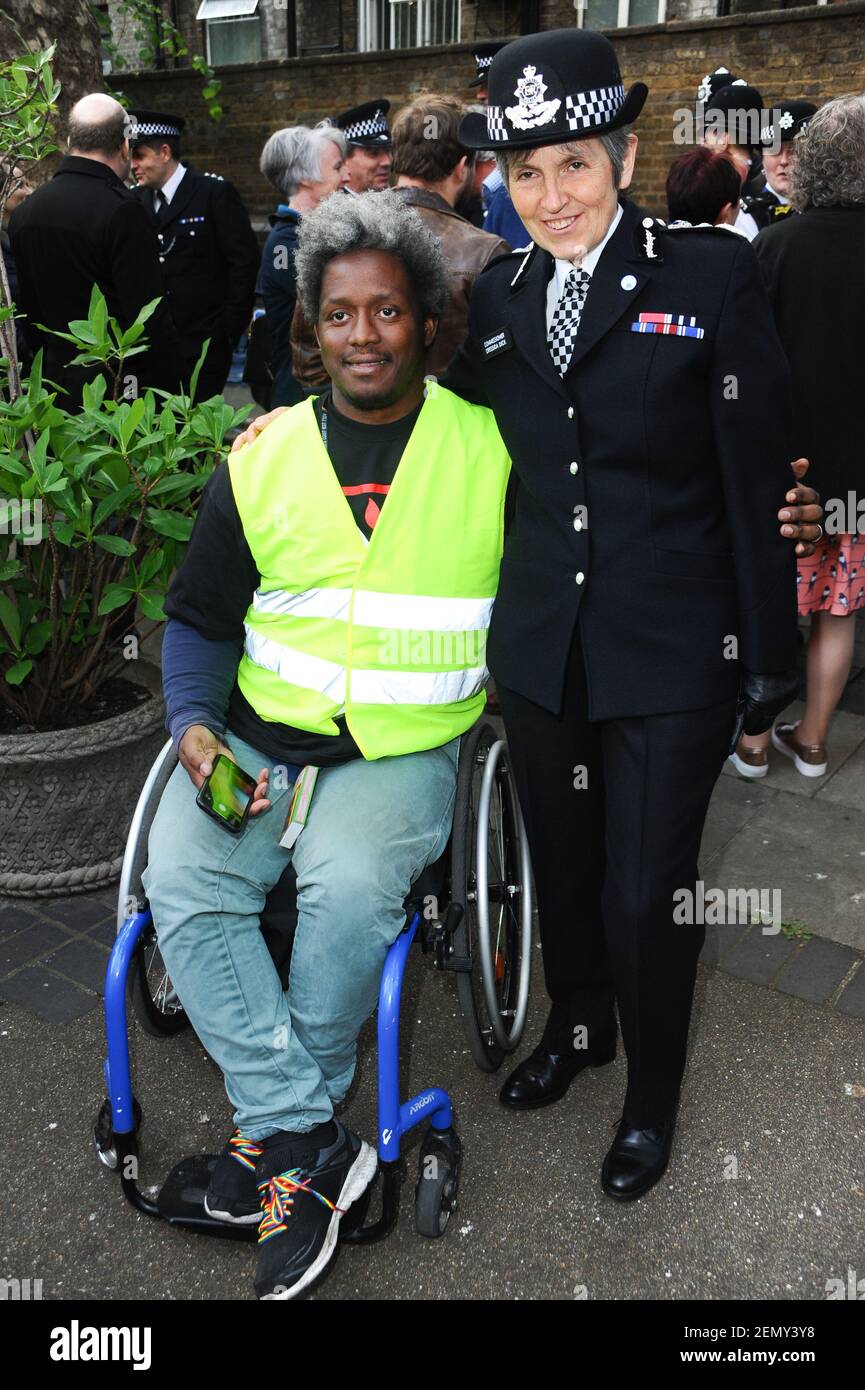 Cressida Rose Dick CBE seen during the Admiral Duncan Procession and ...