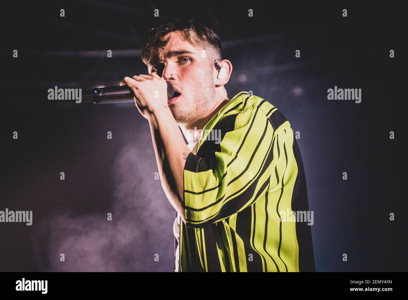 The British singer/songwriter Moss Kena performing live on stage at the ...