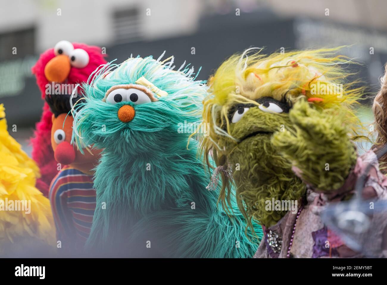 Muppets are seen is seen during a ceremony to official designate the ...