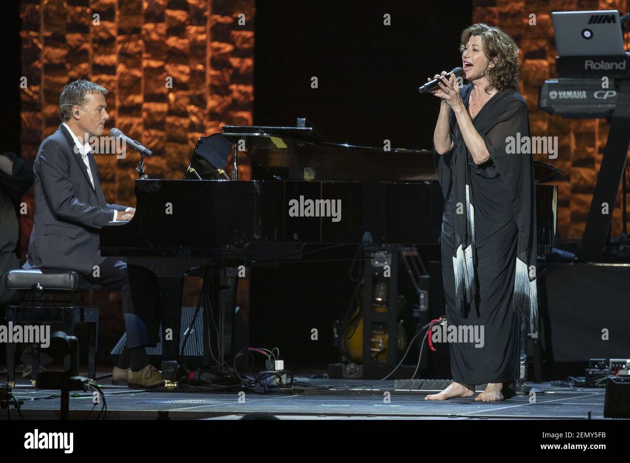30 April 2019 - Nashville, Tennessee - Amy Grant performs with Michael ...