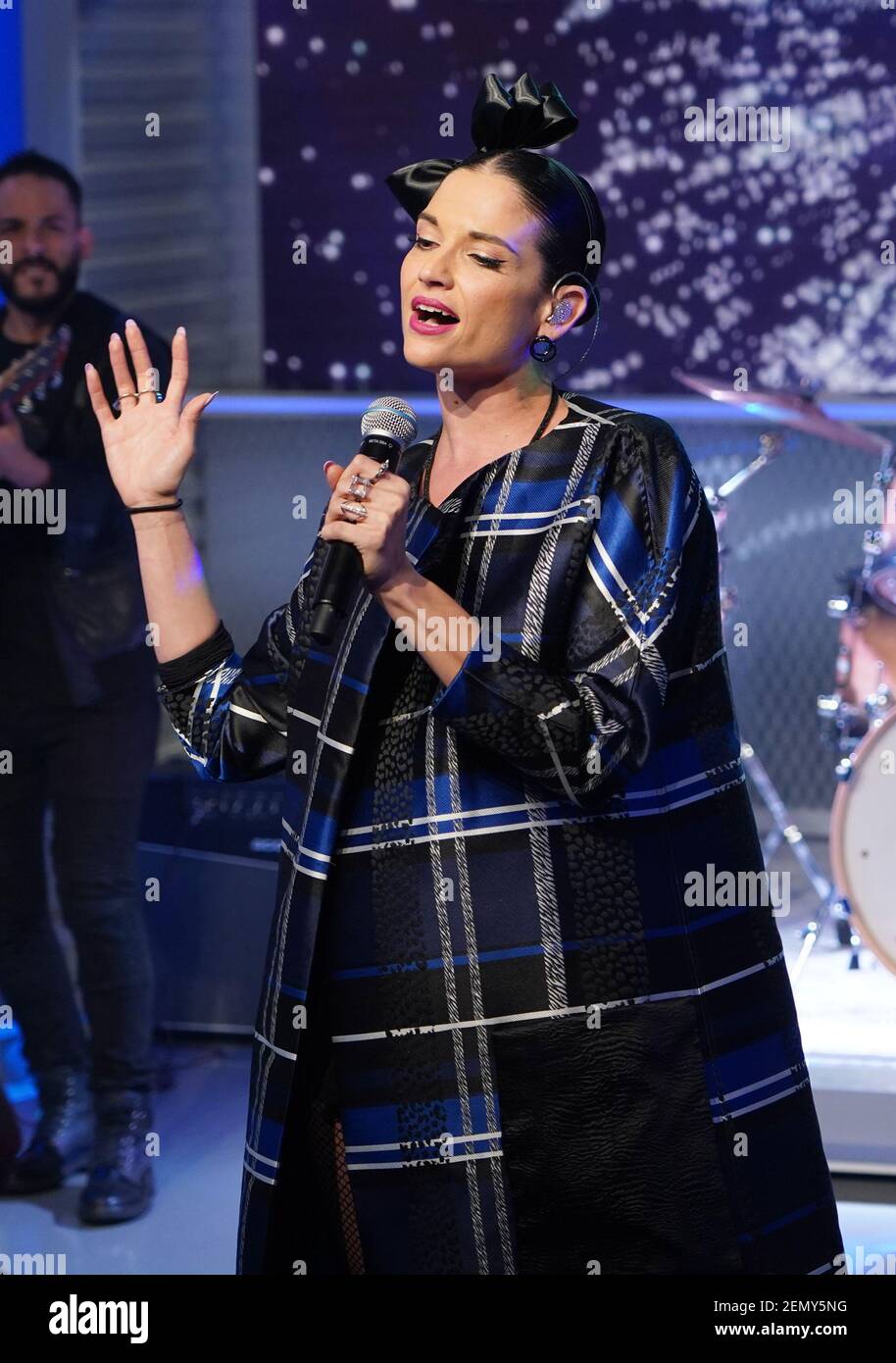 MIAMI, FL - MAY 1: Spanish singer and songwriter Natalia Jimenez ...