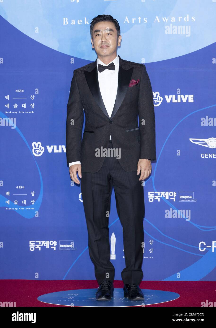 1 May 2019 - Seoul, South Korea : South Korean actor Ryu Seung-ryong, arrived red carpet during ...