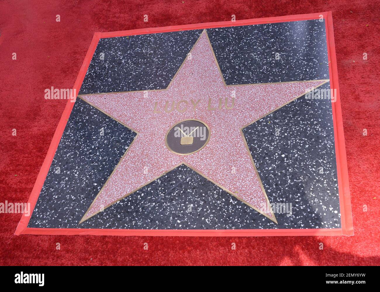 Lucy Liu Honored With Star On The Hollywood Walk Of Fame Ceremony held ...
