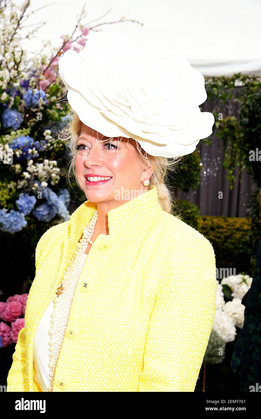 Gretchen Lerach attend the Central Park Conservancy Hat Luncheon on May ...