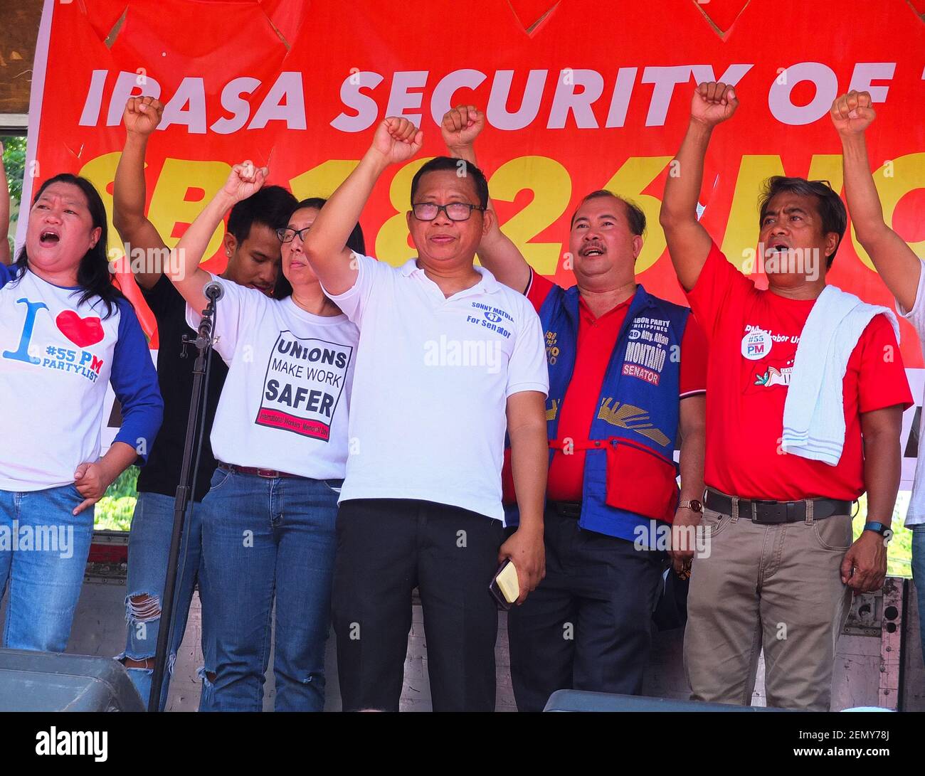 Atty. Sonny Matula, president of Federation of Free Workers and veteran ...