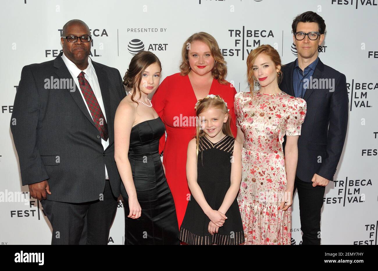 L-R: Daryle Lamont Jenkins, actresses Zoe Colletti, Danielle Macdonald ...