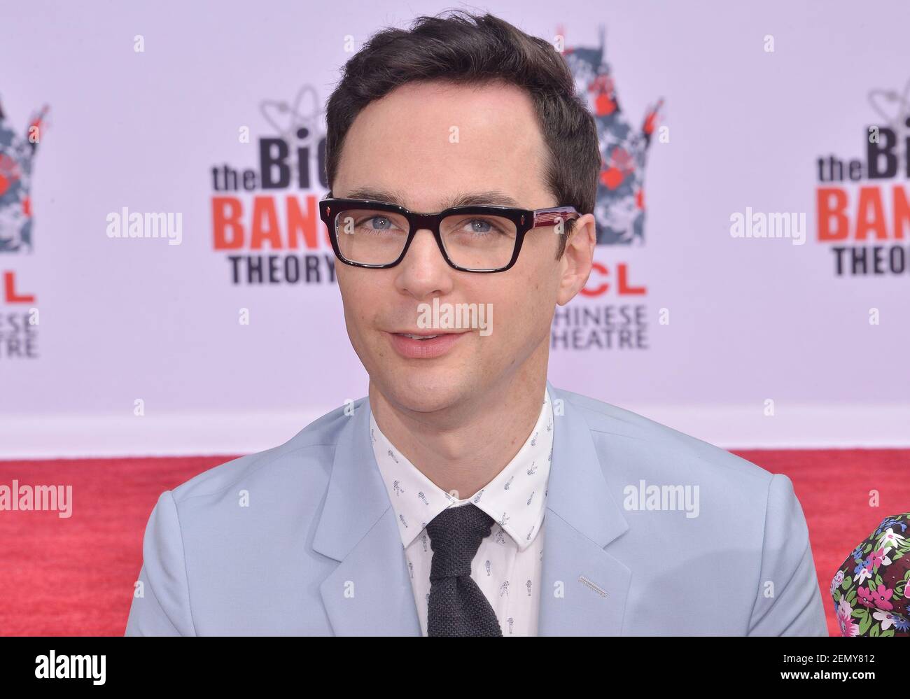 Jim Parson at the The Cast of "The Big Bang Theory" Handprints Ceremony ...