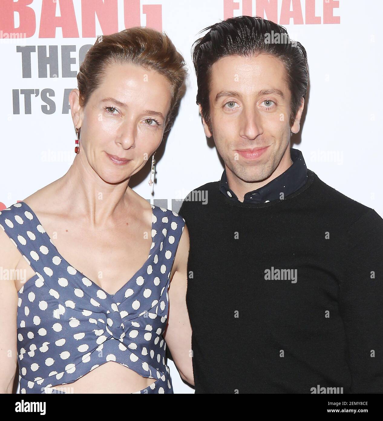 Simon Helberg (R) and wife, Jocelyn Towne attend ÒThe Big Bang TheoryÓ ...