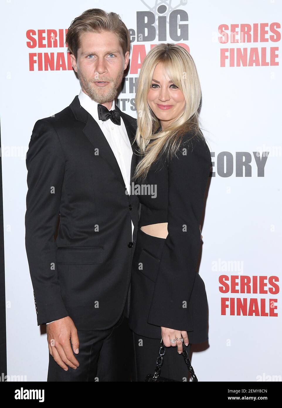Kaley Cuoco (R) and her husband, Karl Cook attend ÒThe Big Bang TheoryÓ ...