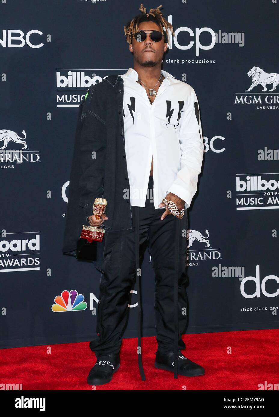 LAS VEGAS, NEVADA, USA - MAY 01: Juice Wrld poses in the press room at ...