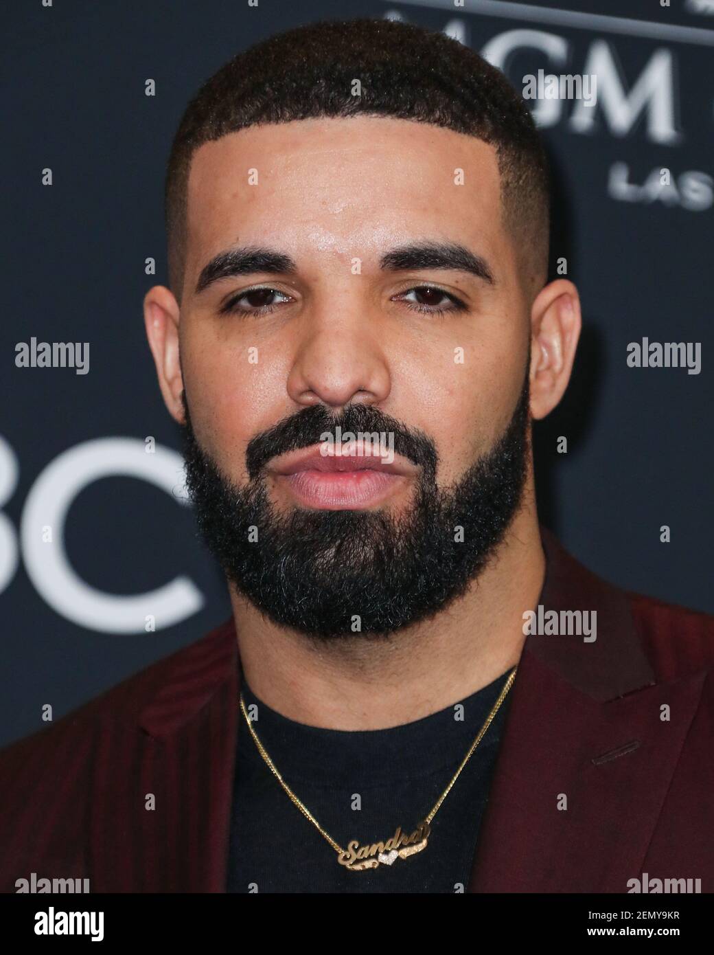 LAS VEGAS, NEVADA, USA - MAY 01: Rapper Drake wearing Brioni poses in ...