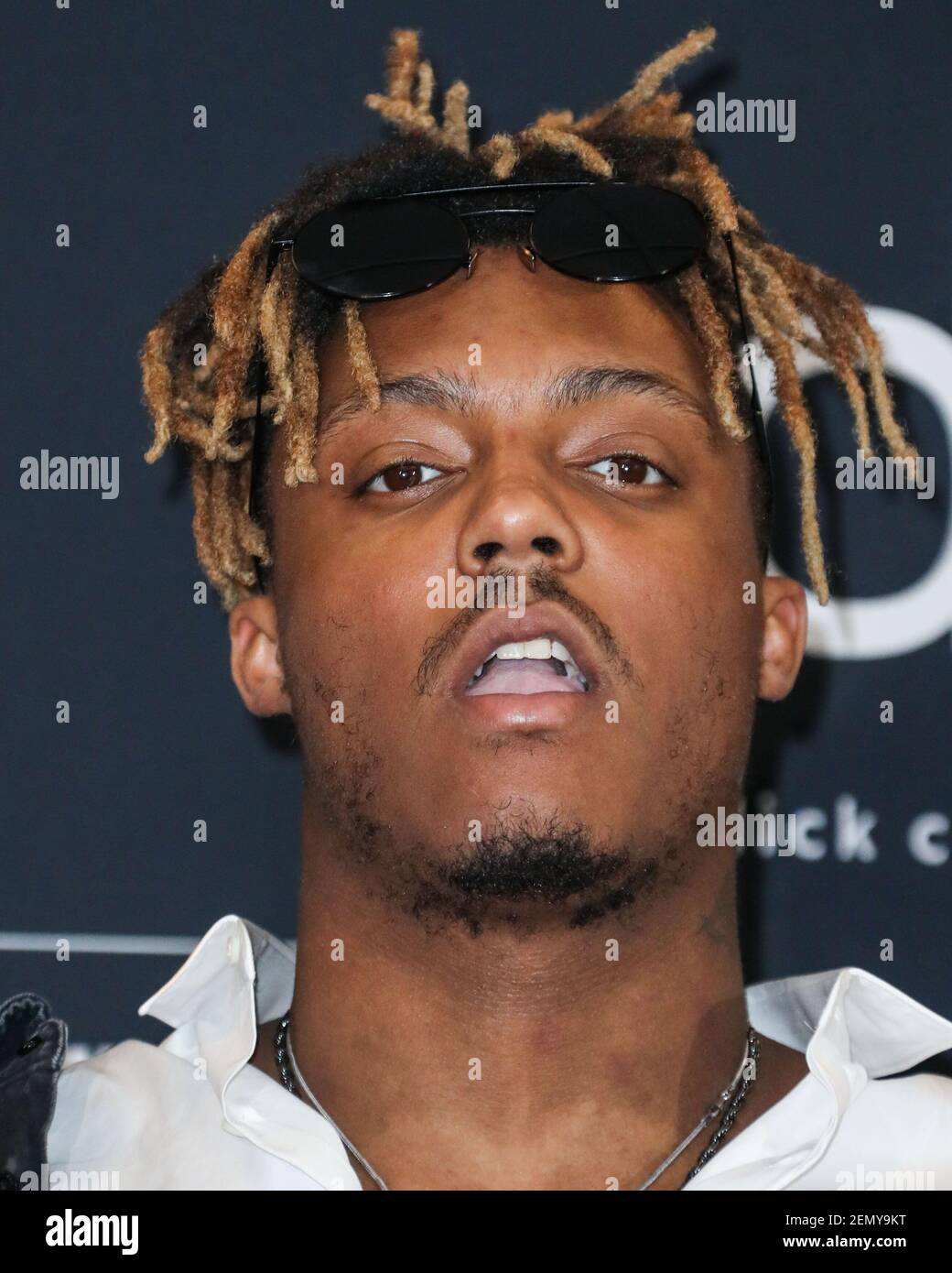LAS VEGAS, NEVADA, USA - MAY 01: Juice Wrld poses in the press room at ...