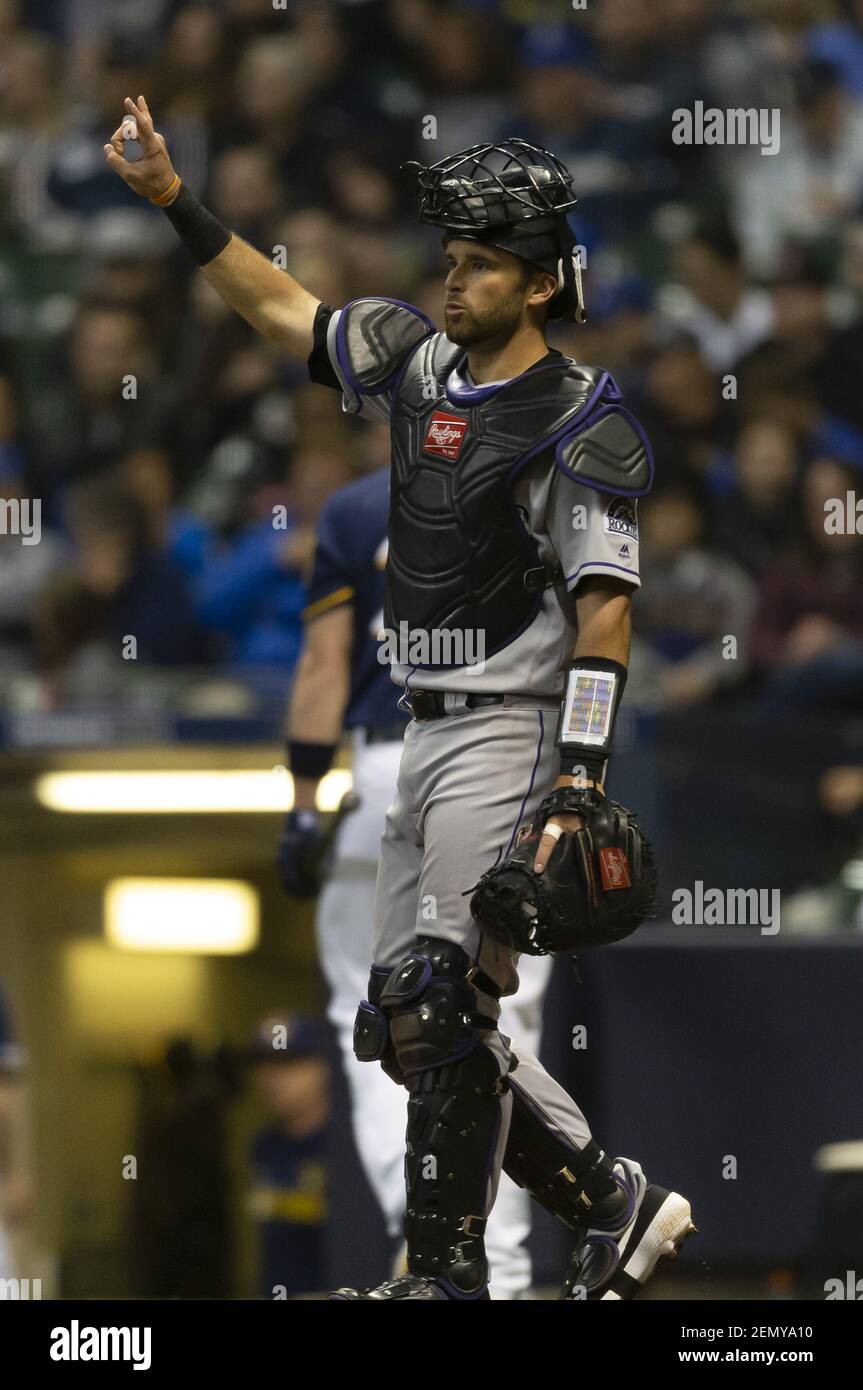 May 1, 2019: Colorado Rockies catcher Drew Butera #25 during the Major ...