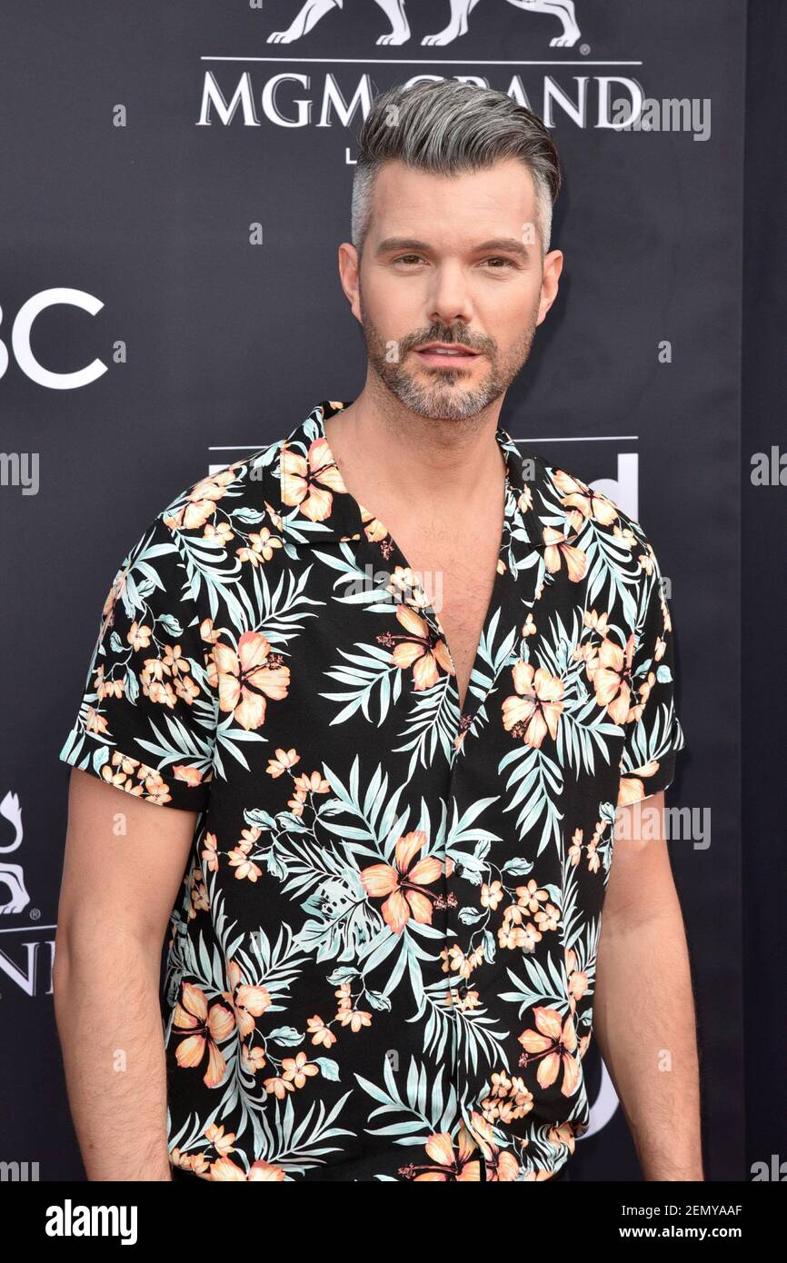 AJ Gibson at the 2019 Billboard Music Awards at MGM Grand Garden Arena ...