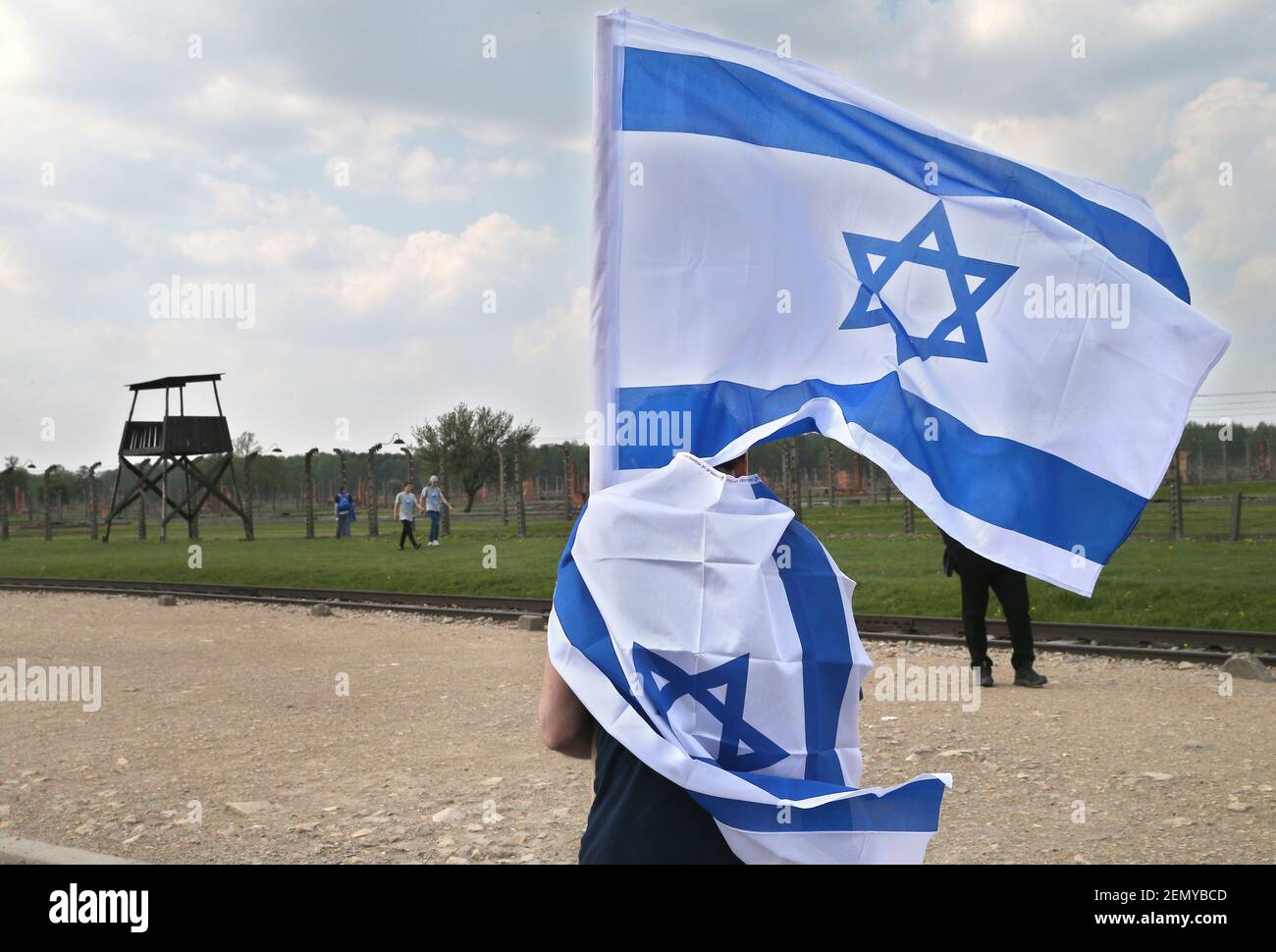 Participants of the March of the Living in the former Nazi-German ...