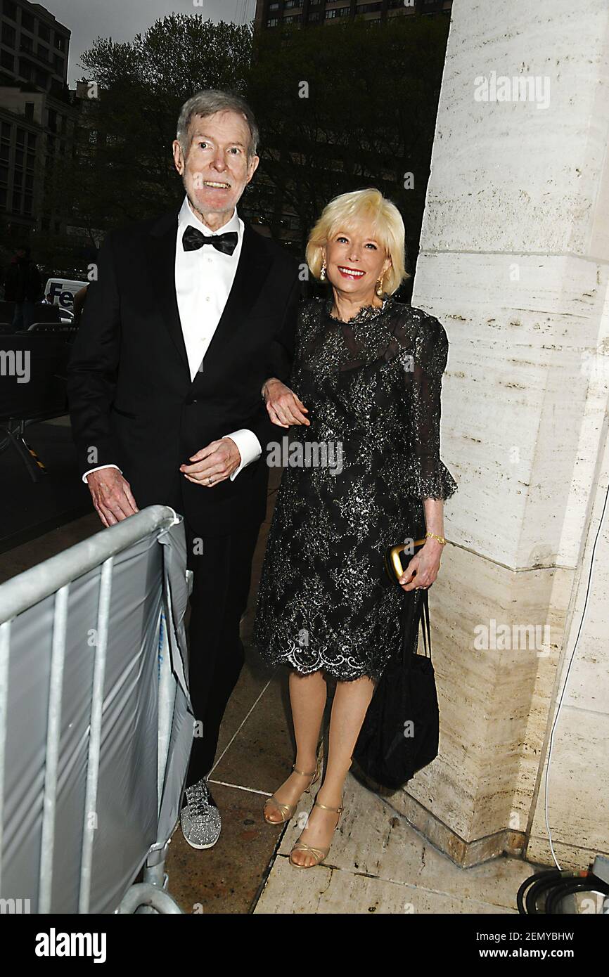 Lesley Stahl and husband Aaron Latham attends the New York City Ballet ...