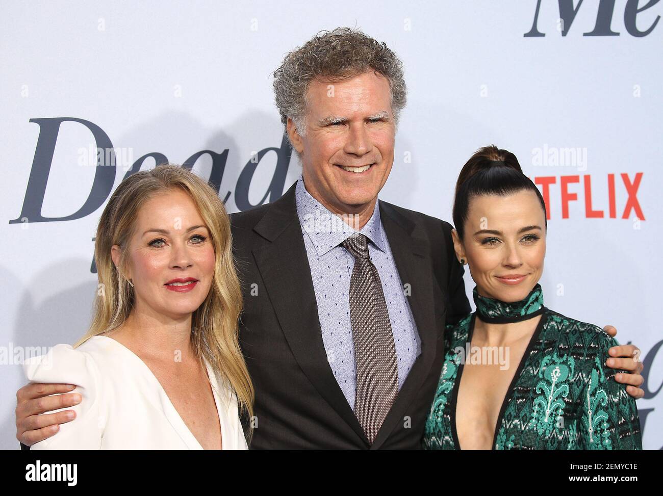 (L-R) Christina Applegate, Will Ferrell and Linda Cardellini attend ...
