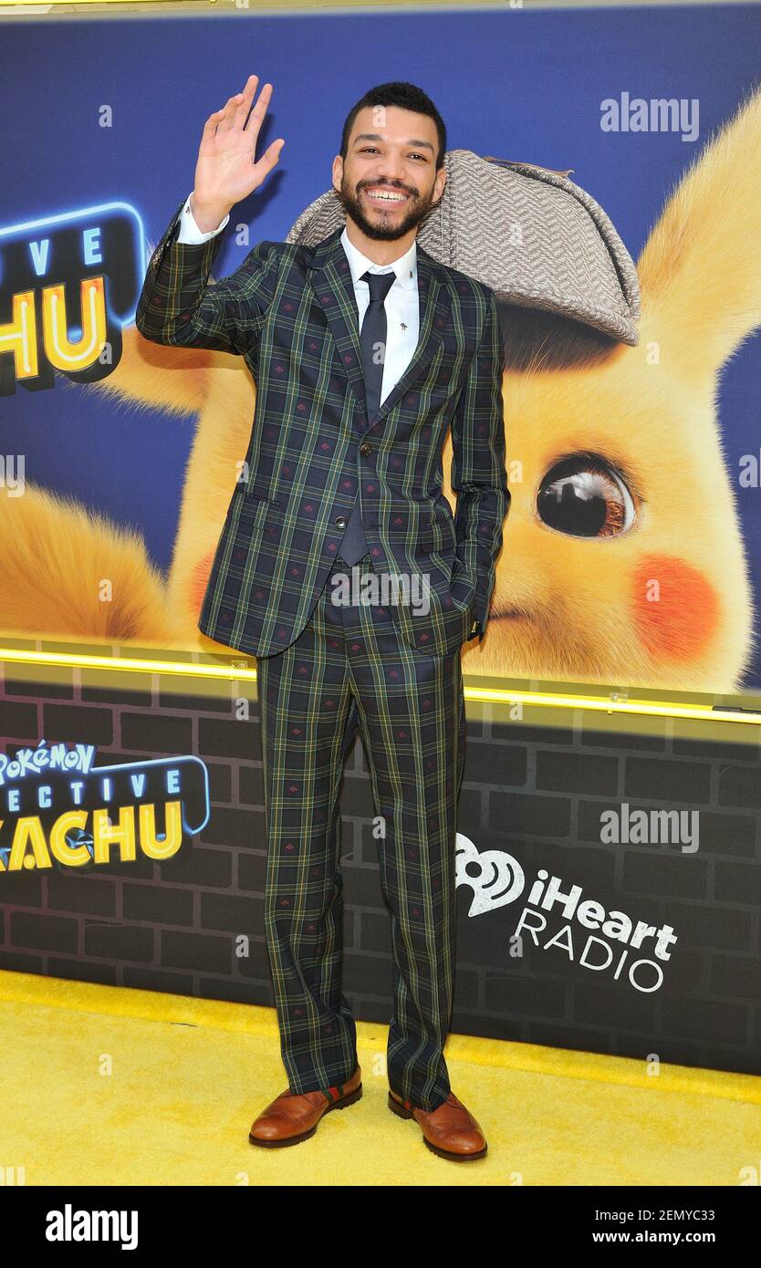 Actor Justice Smith attends the U.S. premiere of Pokemon Detective ...