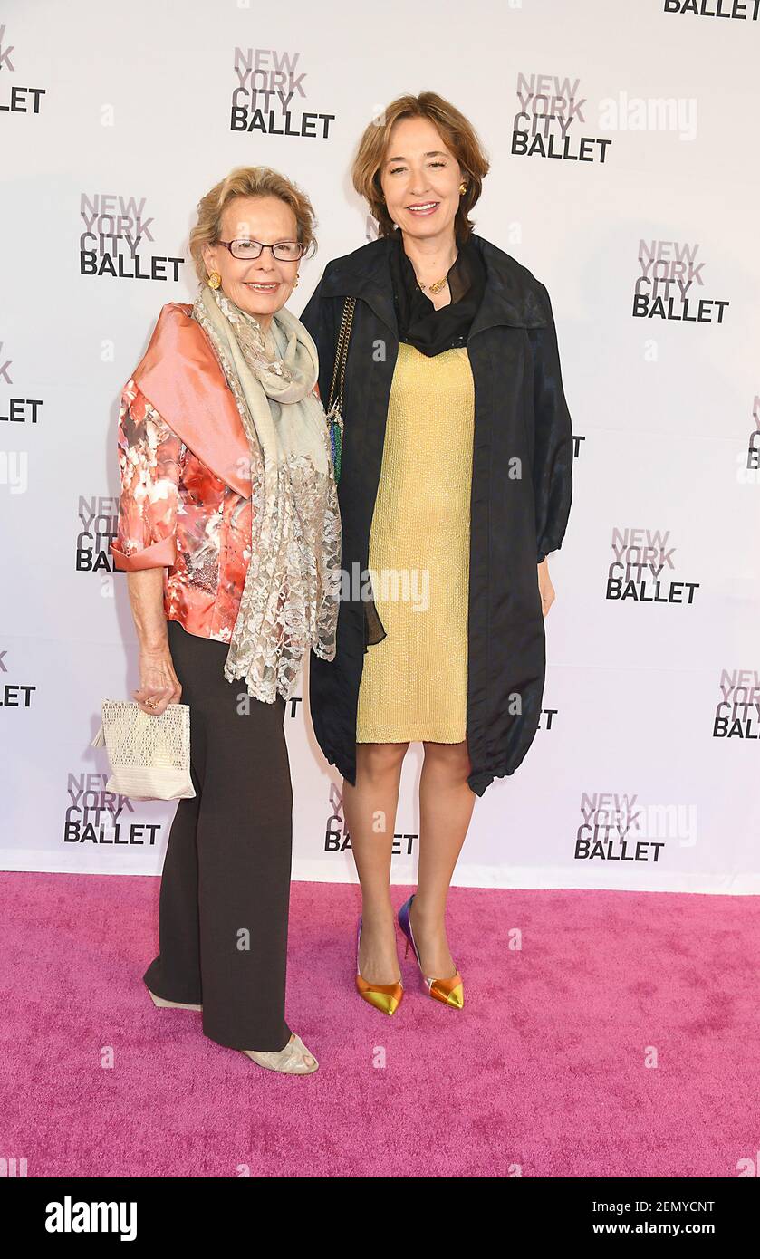 Sofia Milonas and Tatiana Milonas attends the New York City Ballet ...
